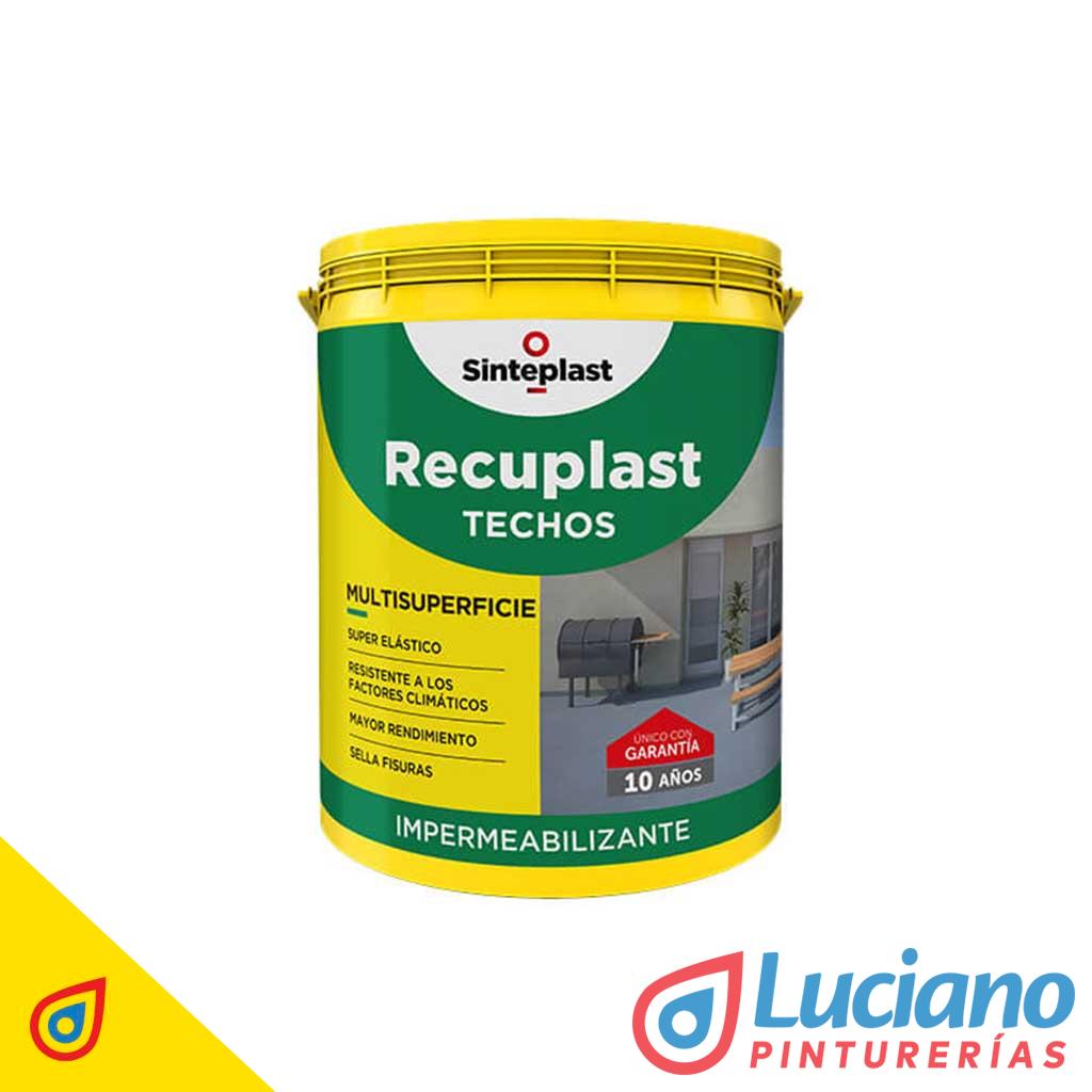 Sinteplast Recuplast Techo Blanco 20 lts. - PintureriasLuciano.com.ar